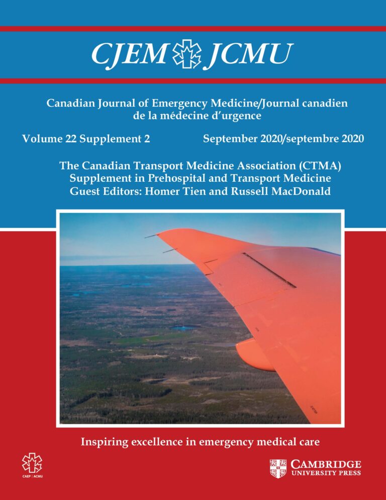 CJEM Volume 22 Issue Supplement 2 - CAEP